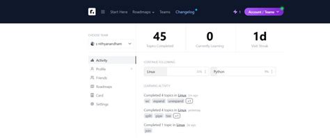 S Nithyanandham On Linkedin Roadmapsh I Visited The Website Yesterday