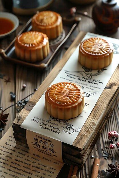 Calligraphy Scroll Mooncake Wrapper With Text Animation Effe Inspired Chinese Web Layout Idea