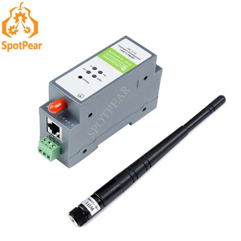 RS To WIFI Ethernet Module Rail Mount Serial Server Modbus MQTT Gateway