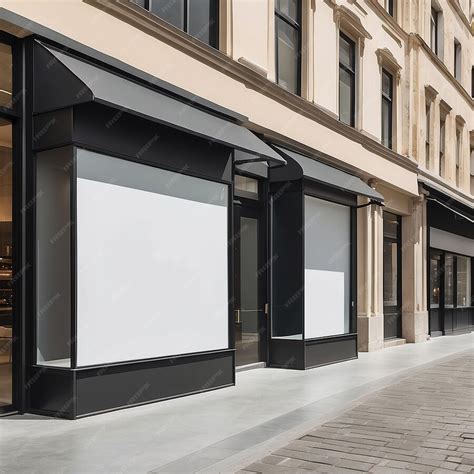 Premium Photo Customizable Storefront Signage Mockups Showcase Your