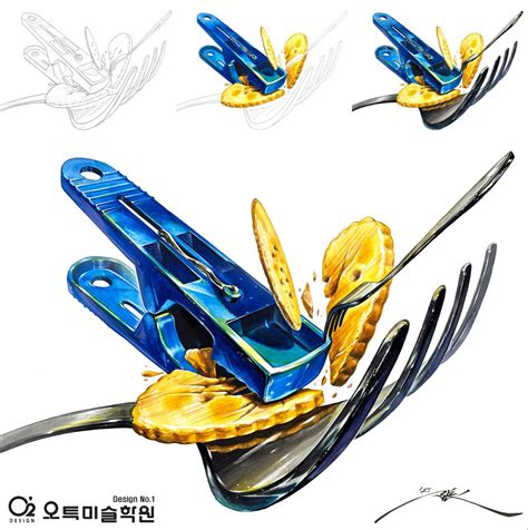 빨래집게 포크 크래커