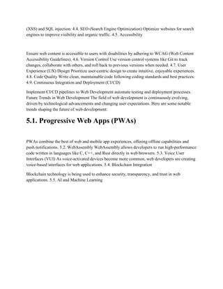Web Development PDF