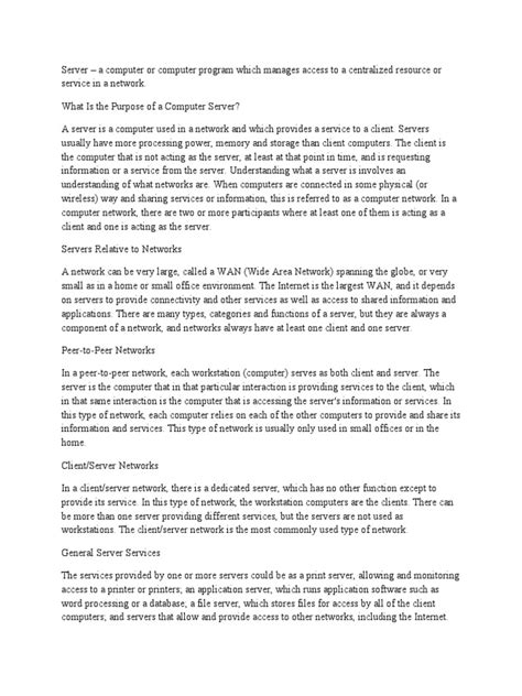 server pdf domain name system client server model