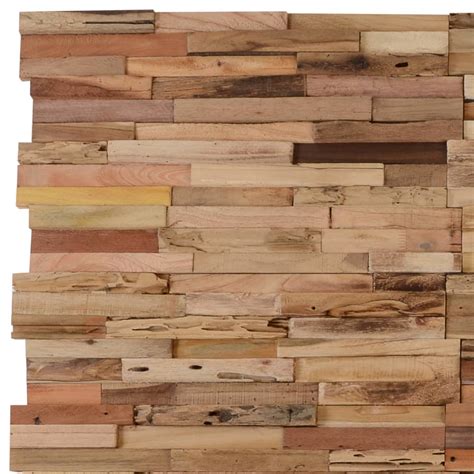 Wall Cladding Panels 20 Pcs Recycled Teak 2 M²