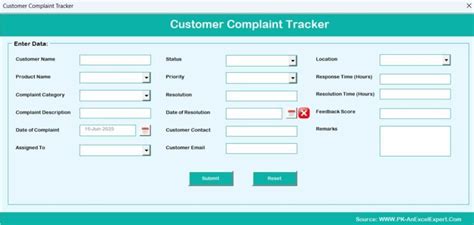 Customer Complaint Tracker In Excel Next Gen Templates