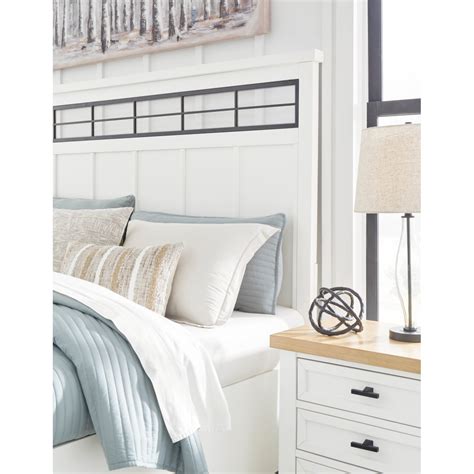 Signature Design By Ashley Ashbryn 12196354 Queen Panel Storage Bed Pilgrim Furniture City