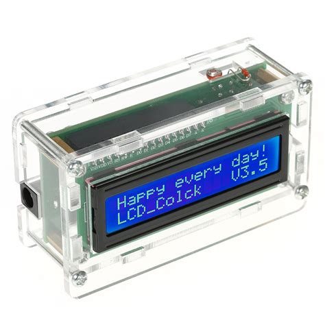 Diy Digital Timer Lcd Clock Kit Programmer Date Ti Grandado