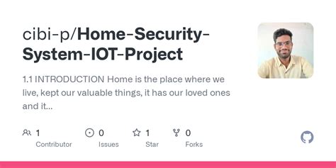 GitHub Cibi P Home Security System IOT Project INTRODUCTION Home Is The Place Where We