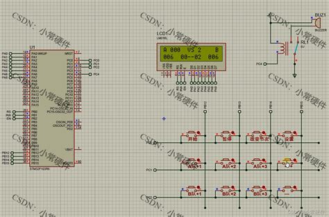 Proteus仿真实例基于stm32单片机的比赛计时计分系统（仿真文件程序）24 32f 36stm32proteus仿真案例完整详细步骤 Csdn博客