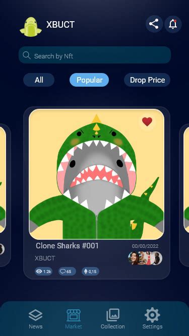 Nft App Ui Design On Behance Nft App Ui Design On Behance