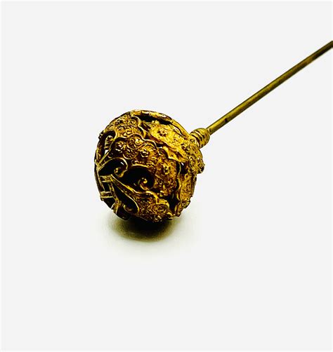 Victorian Gold Hat Pin