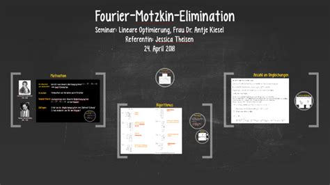 Fourier Motzkin Elimination By J T On Prezi