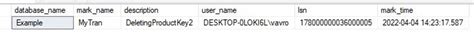 Sql Server Transactions