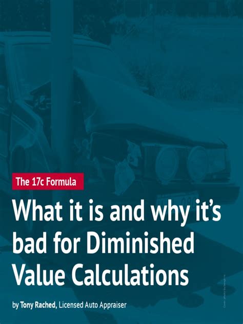 17c Formula Diminished Value Pdf Business