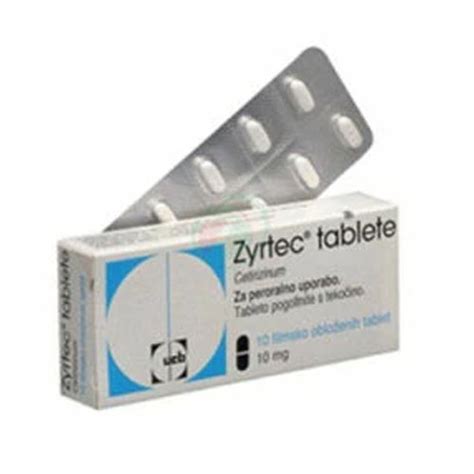 Zyrtec 10mg Tablet 15 S Uses Benefits Side Effects