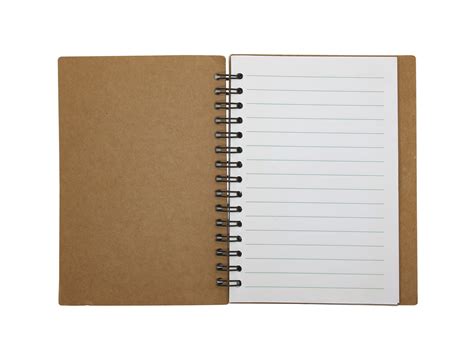 Blank Notebook Paper With Ring Spine On Transparent Background Png File 29892473 PNG
