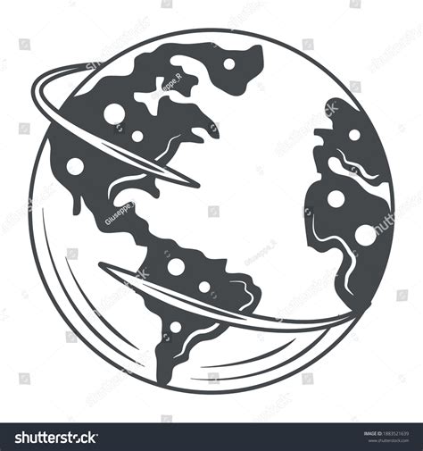 World Globe Map Geolocation Pins Travel Vetor Stock Livre De Direitos