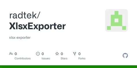 Github Radtek Xlsxexporter Xlsx Exporter