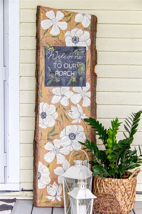 Make A Beautiful Diy Porch Sign Make And Takes