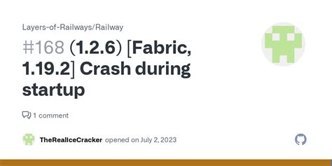 1 2 6 [fabric 1 19 2] crash during startup · issue 168 · layers of