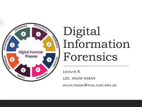 Digital Information Forensics Lecture On The Topic Of Mft Pptx