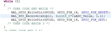 Stm32 Stm32h745 Spi Optimization Ads7046 Stack Overflow
