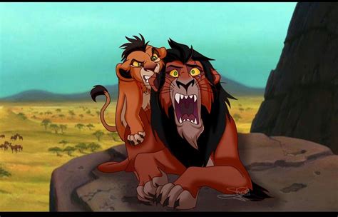 Scar Cub Young Scar Scar With Mouse Lion King Fan Art