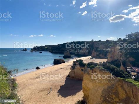 프라이아도 나 아나 비치 청록색 바다 물과 절벽 포르투갈 라고스 알가 르 베 포르투갈에서 아름 다운도 나 아나 비치 0명에 대한 스톡 사진 및 기타 이미지 Istock