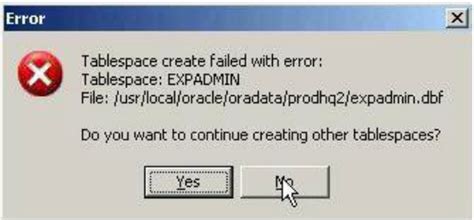 Mysql Table Space Error Issue