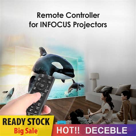 รีโมตคอนโทรลโปรเจคเตอร์ แบบเปลี่ยน สําหรับ Infocus In112 In114 In124 In3136 Deceble Th Thaipick