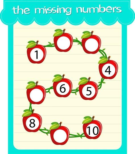 Missing Numbers Game Templates