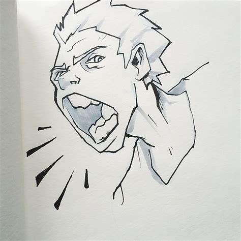 Anime Yelling At Someone