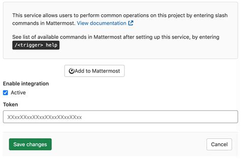 Gitlab 啟用 Project Integration Mattermost Slash Commands 艦長，你有事嗎？