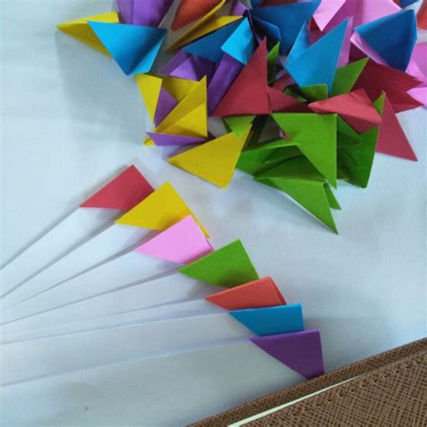 กระดาษมุมสามเหลี่ยมสี เย็บมุมจัดชุดเอกสาร มุมสี I Knit Thaipick