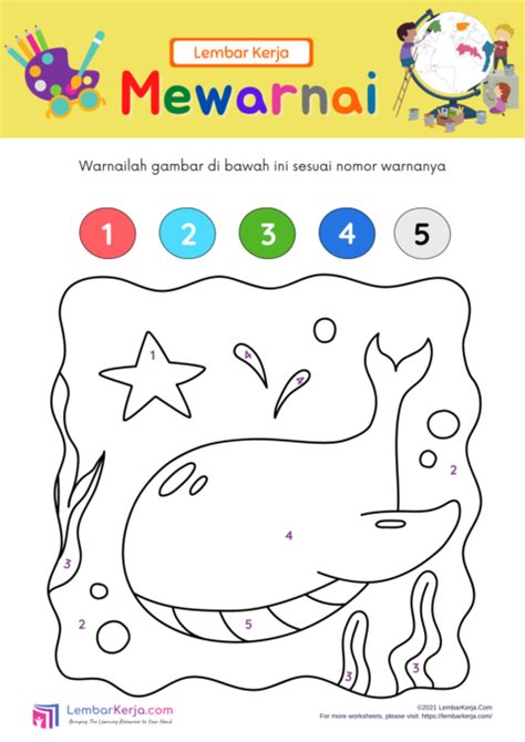 Mewarnai Gambar Lembarkerjacom Mewarnai Gambar Lembarkerjacom