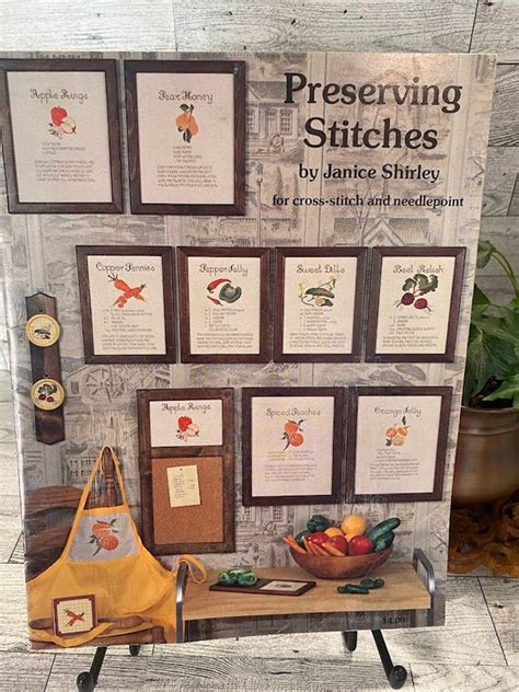 Preserving Stitches Cross Stitch And Needlepoint Patterns Janice Shirley Copyright 1979 Etsy