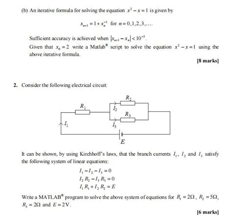 solved b an iterative formula for solving the equation