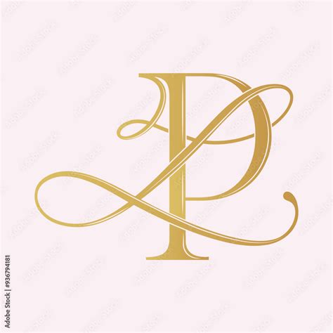 Lppl Logo Lp Letter Lpmonogram Lp Vector Logo Wedding Monogram