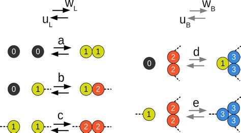 A Sketch Of Patchy Particles With Two Sticky Spots Blue And A Download Scientific Diagram