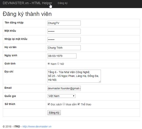 Lab 03 View In Aspnet Mvc 5 Bài 33 Devmaster