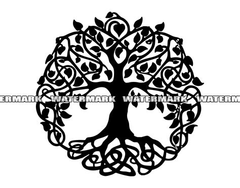 Tree Of Life SVG Tree Of Life Cut File Tree Of Life DXF Etsy Canada
