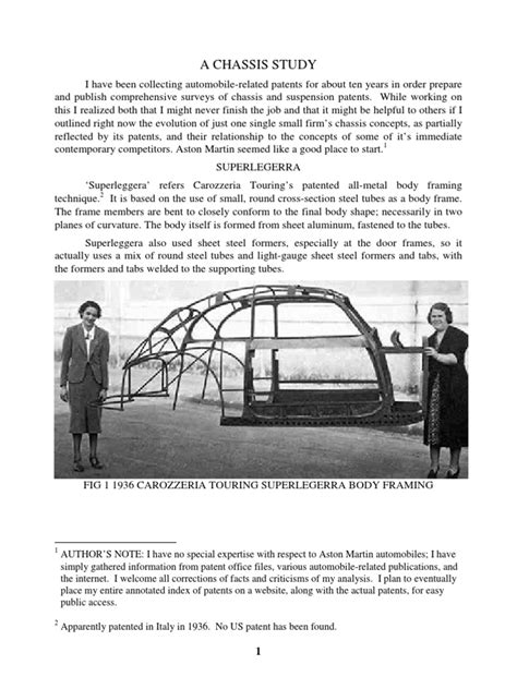 A Chassis Study Pdf Corrosion Screw