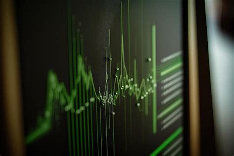 Premium Photo Green Analysis Digital Analytics Data Visualization