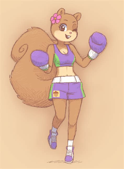 166452 Safe Artistkempferzero Sandy Cheeks Spongebob Mammal