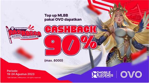 Top Up Dan Main Mobile Legends Dapat Cashback Hingga 90 Dengan Ovo