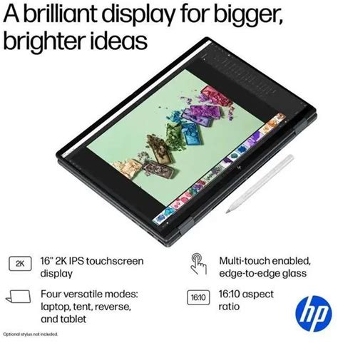 Hp Omnibook X Flip 2 In 1 Copilot Pc Laptop 16 2k Ips Touchscreen 400 Nits Display Intel Core