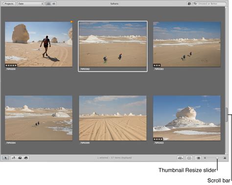 Work With Photos In Grid View Aperture Help