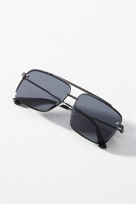 Square Aviator Sunglasses Anthropologie
