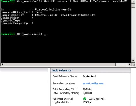 updated vmware vsphere ft fault tolerance function for powercli vniklas cloud and automation
