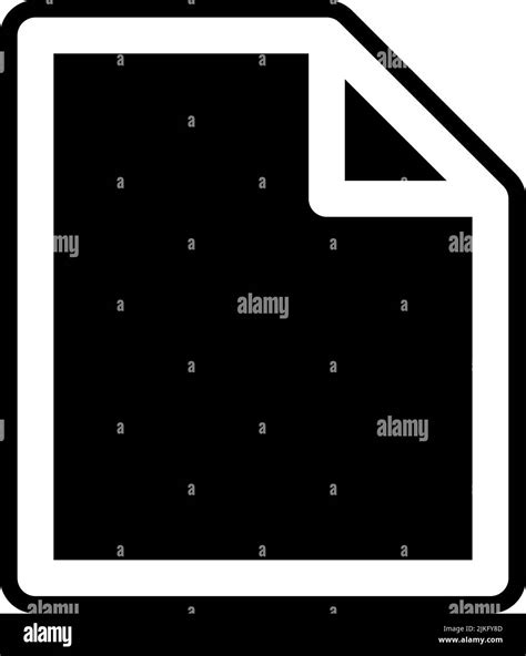 File Icon Black Vector Illustration Stock Vector Image And Art Alamy